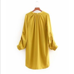 Dresses | Kin Dress In Mustard Yellow | Poshmark